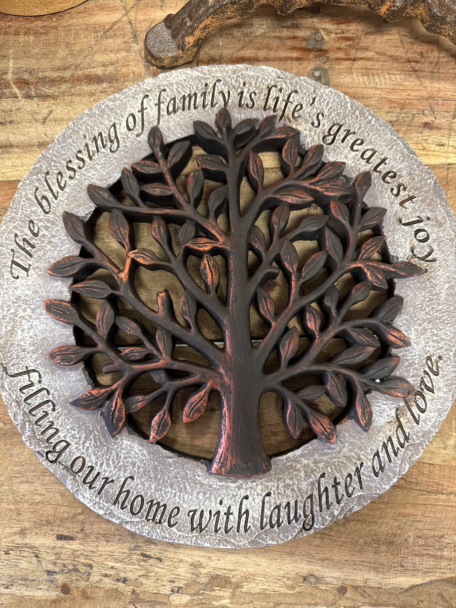 12” Family Tree Stepping Stone – Refined Vintage Boutique